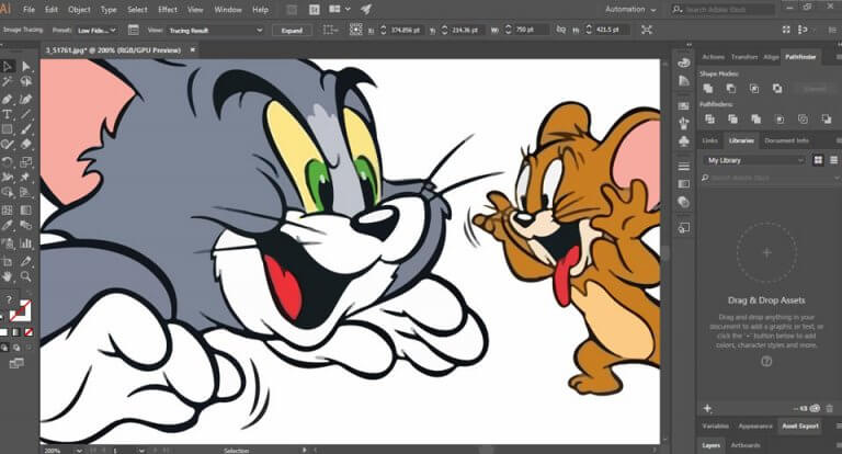 Hướng dẫn chuyển ảnh bitmap sang vector (Corel, AI, PS)