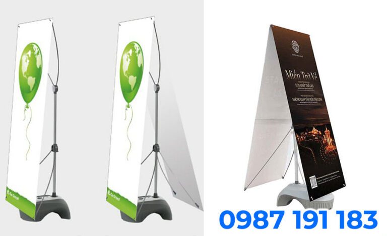 Standee 2 mặt là gì? Cấu tạo và phân loại standee 2 mặt