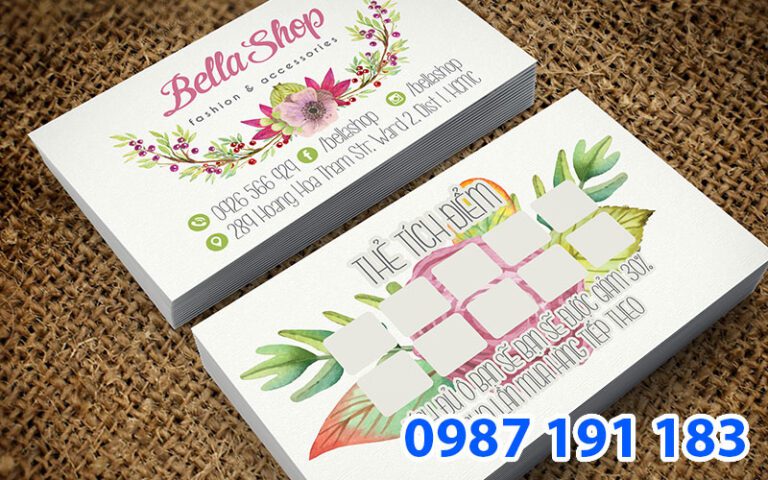 Top 20+ mẫu name card shop thời trang đẹp, đơn giản