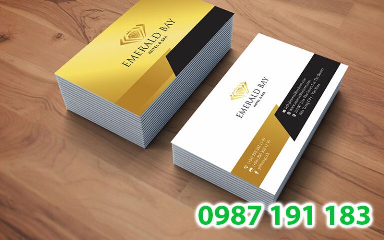 Top 10+ mẫu name card khách sạn, nhà nghỉ, homestay đẹp