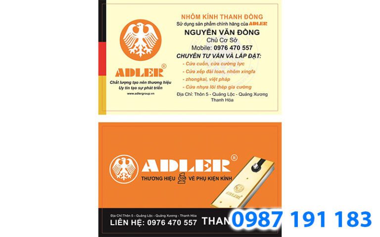 Top 10+ mẫu name card nhôm kính đẹp, đơn giản bạn nên chọn
