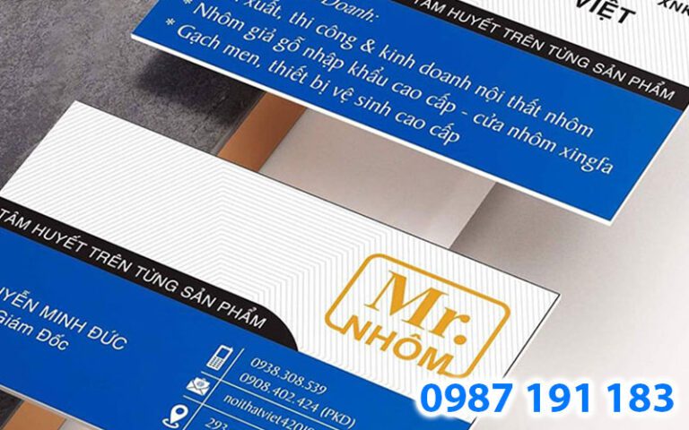 Top 10+ mẫu name card nhôm kính đẹp, đơn giản bạn nên chọn