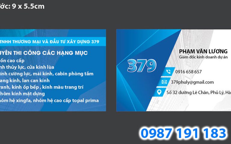 Top 10+ mẫu name card nhôm kính đẹp, đơn giản bạn nên chọn
