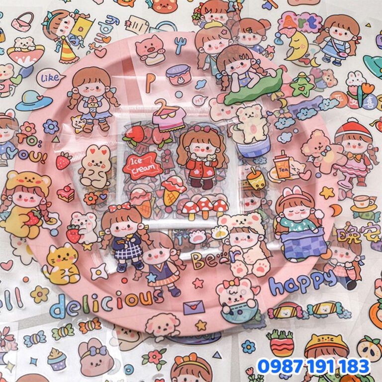 [Dịch vụ] In sticker cho bé giá rẻ, chất lượng tại HCM